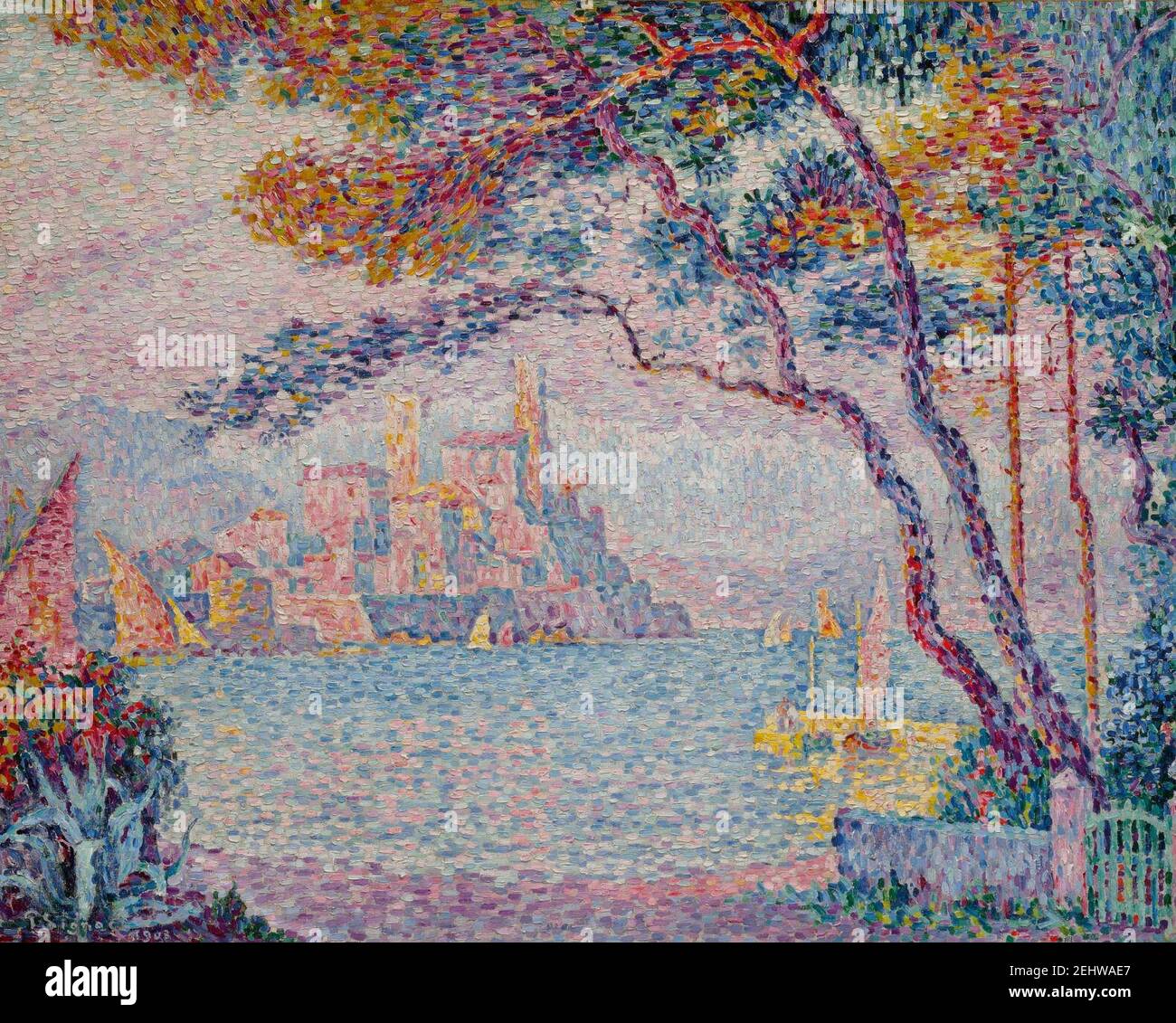 Paul Signac - Antibes, Soir Stock Photo - Alamy