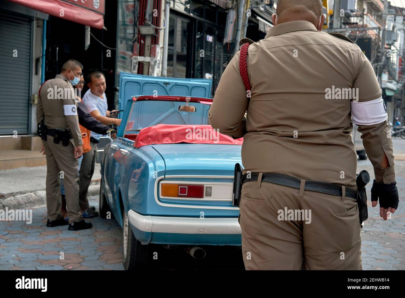 Thai police car hi-res stock photography and images - Alamy