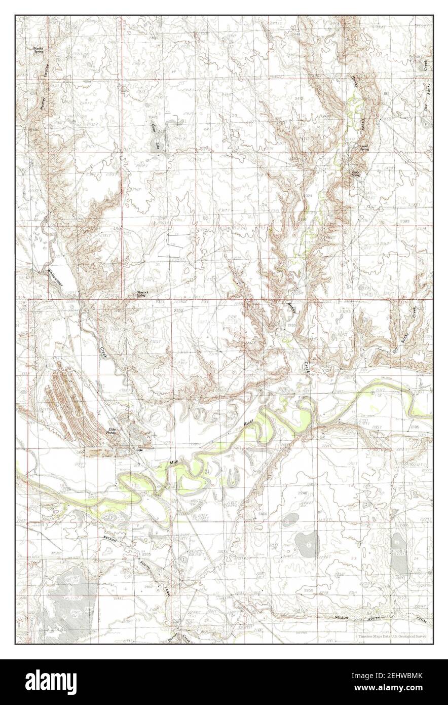 Cole, Montana, map 1984, 1:24000, United States of America by Timeless ...