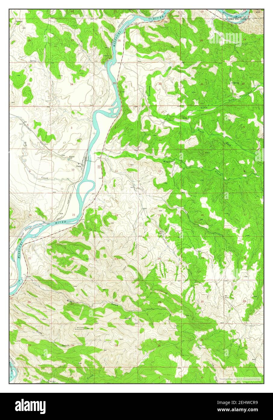 Craig, Montana, map 1961, 1:24000, United States of America by Timeless ...