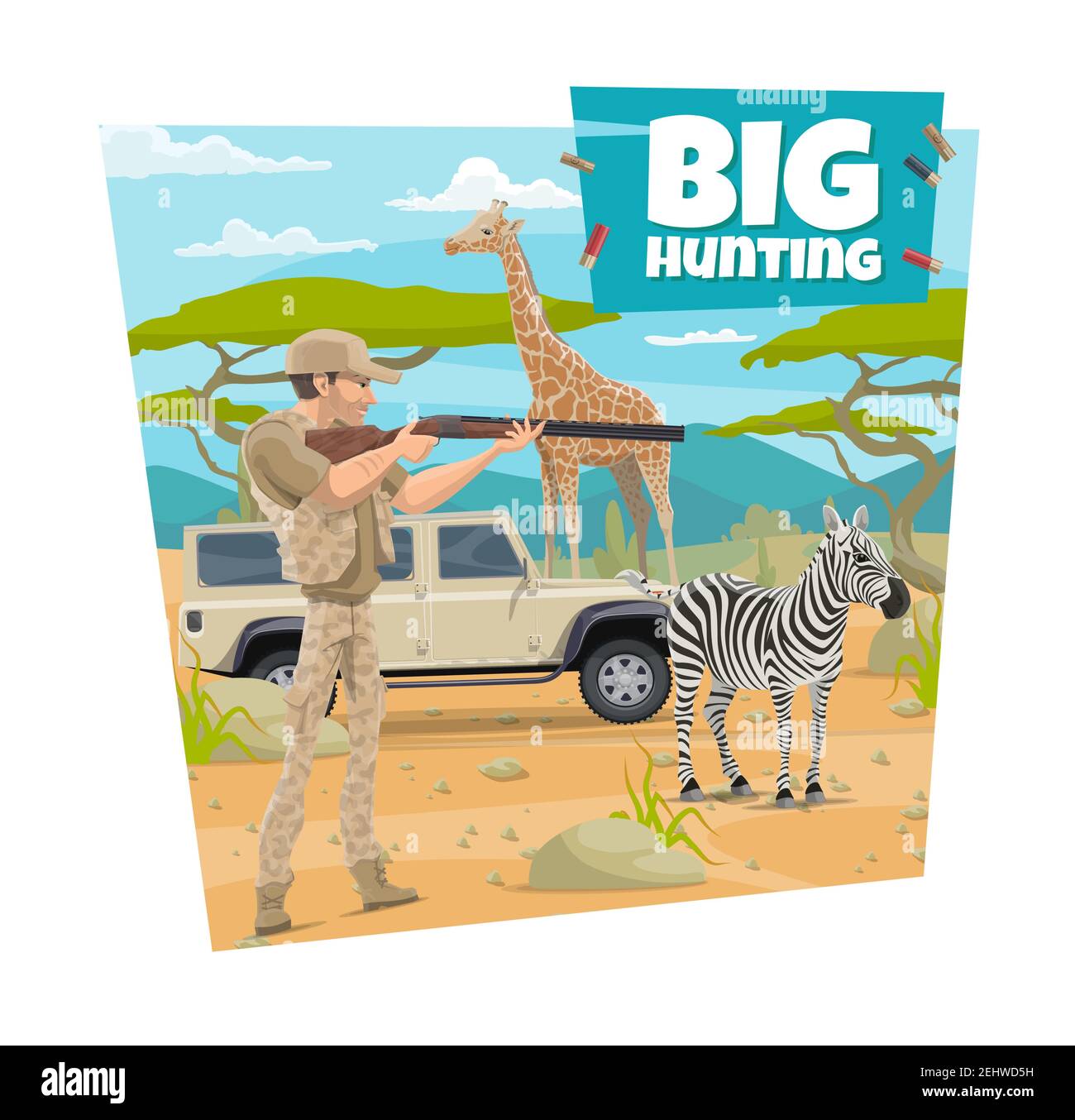 Desert africa trap Stock Vector Images - Alamy