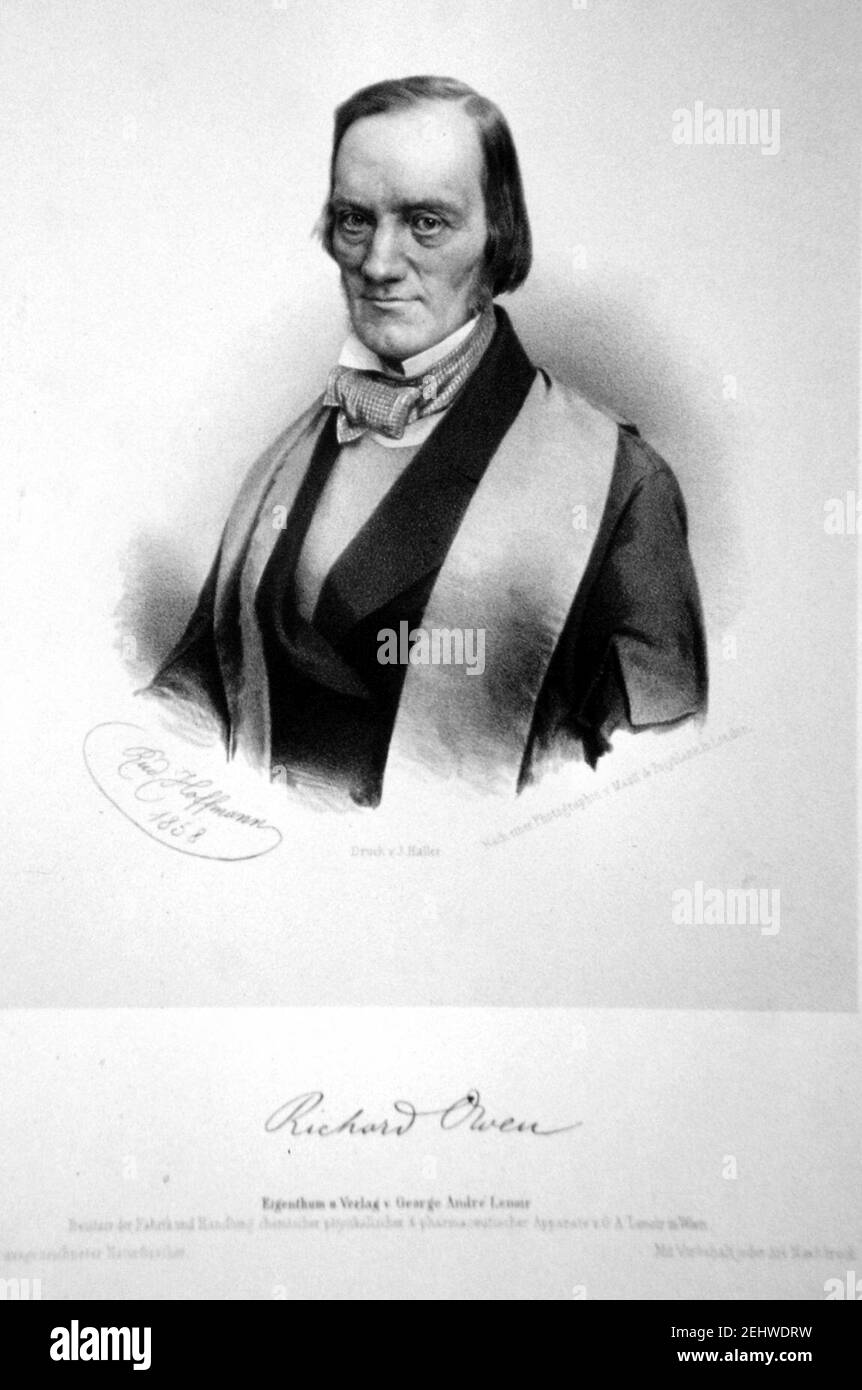 Richard owen Black and White Stock Photos & Images - Alamy