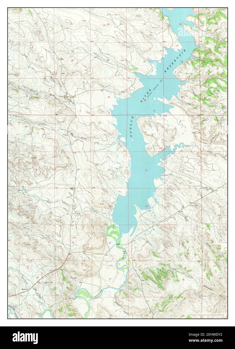 Decker, Montana, map 1967, 1:24000, United States of America by ...