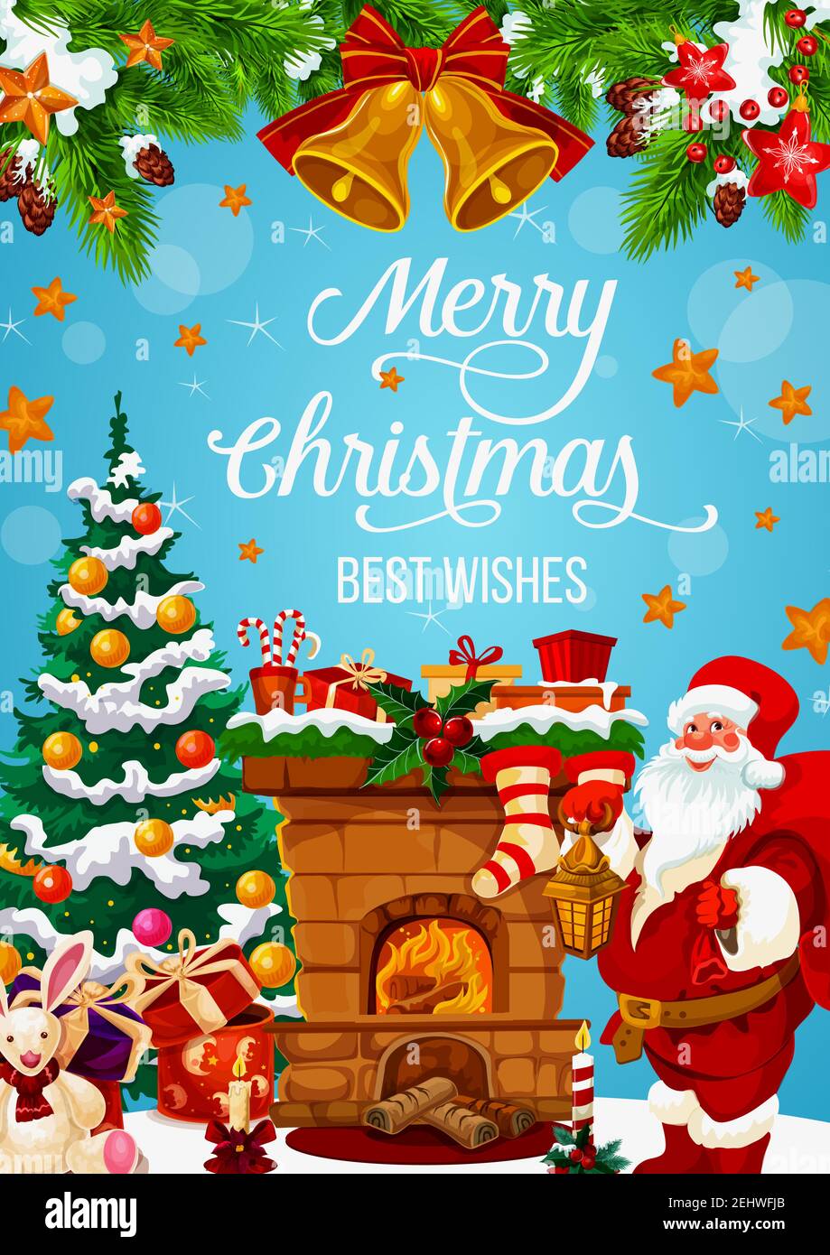 Santa po Stock Vector Images - Alamy