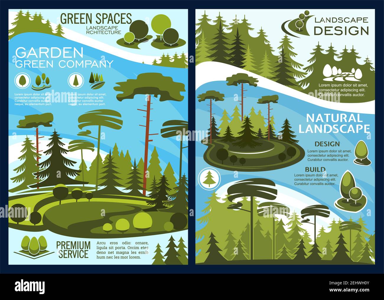 Planting lawns Stock Vector Images - Alamy