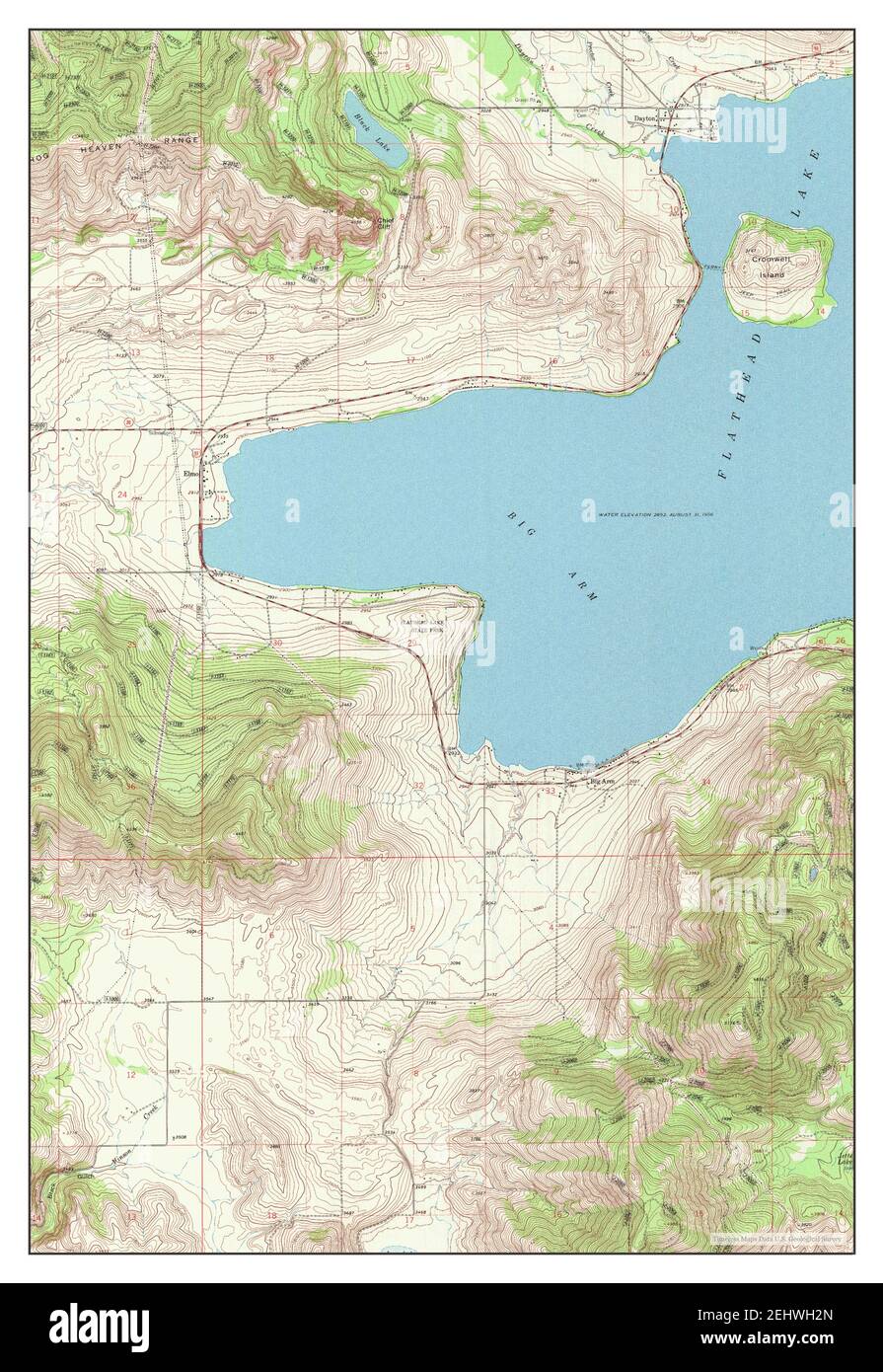Map of elmo montana hi-res stock photography and images - Alamy