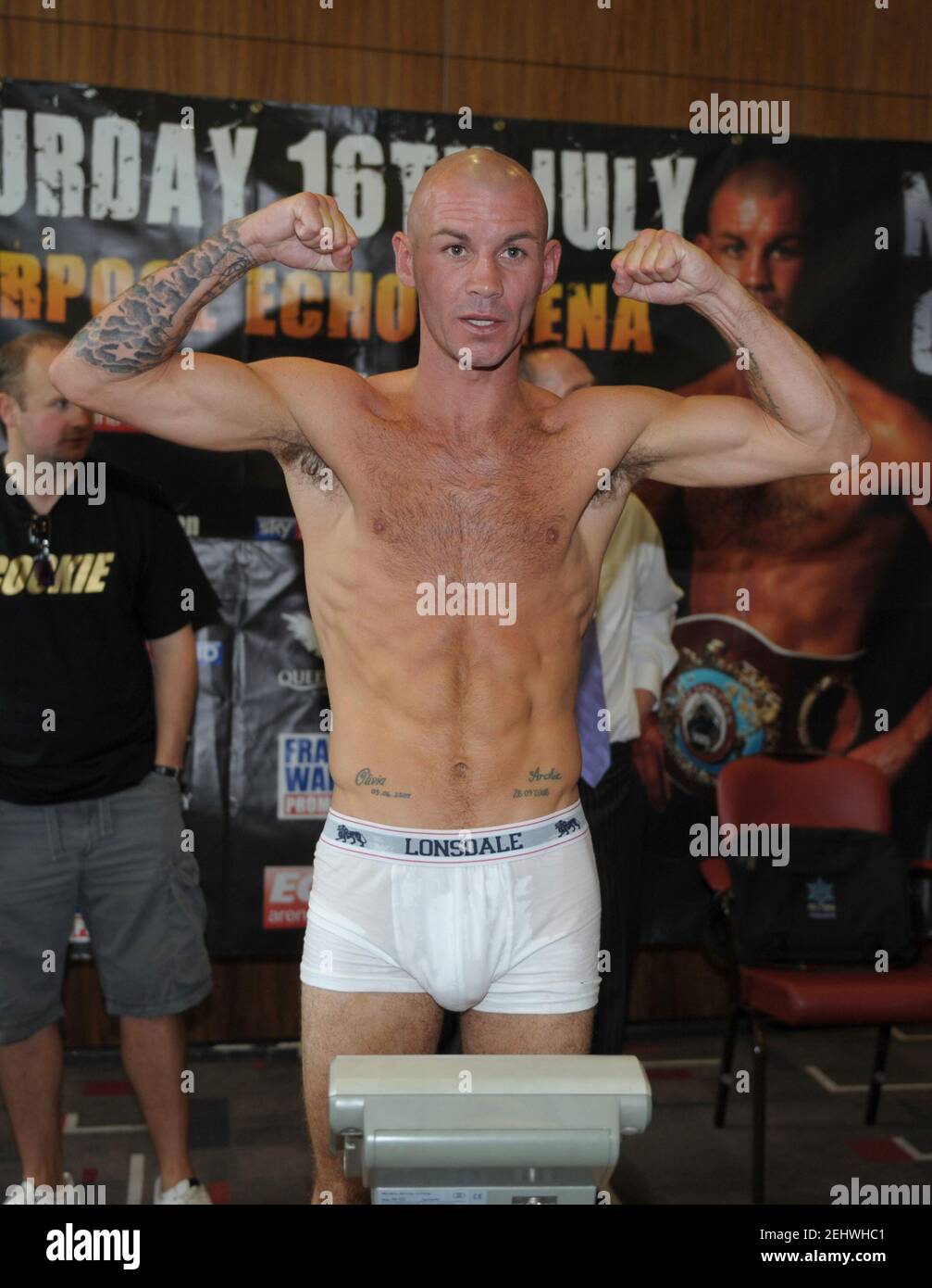 Nicky cook weigh in hilton liverpool hi-res stock photography and ...