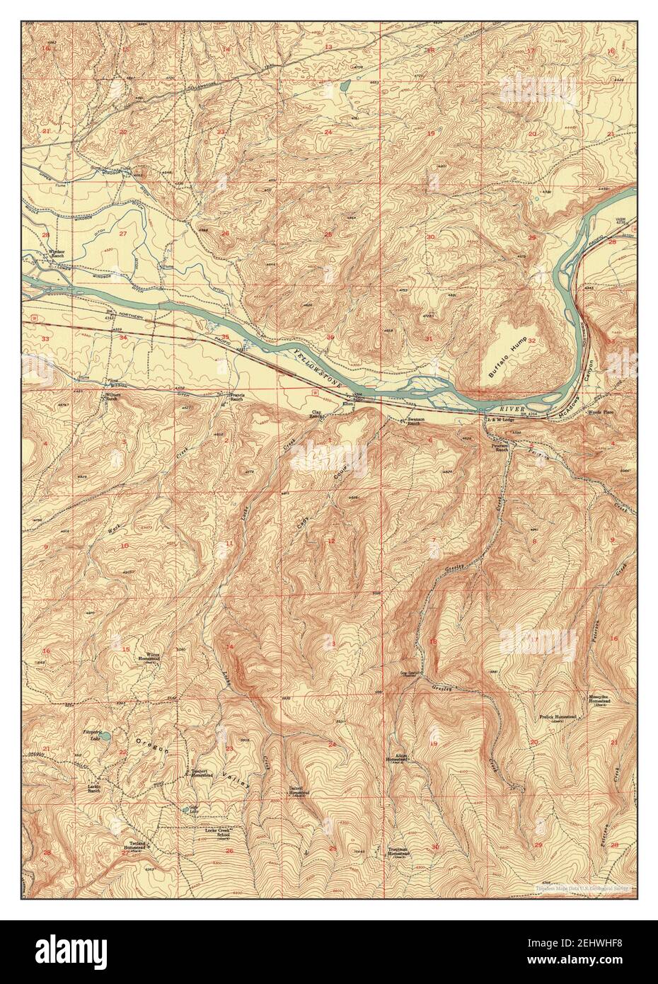 Elton, Montana, map 1951, 1:24000, United States of America by Timeless ...