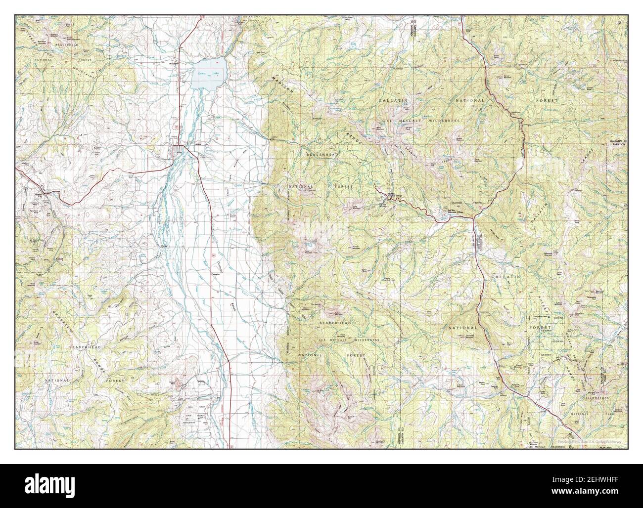 Map of ennis hi-res stock photography and images - Alamy