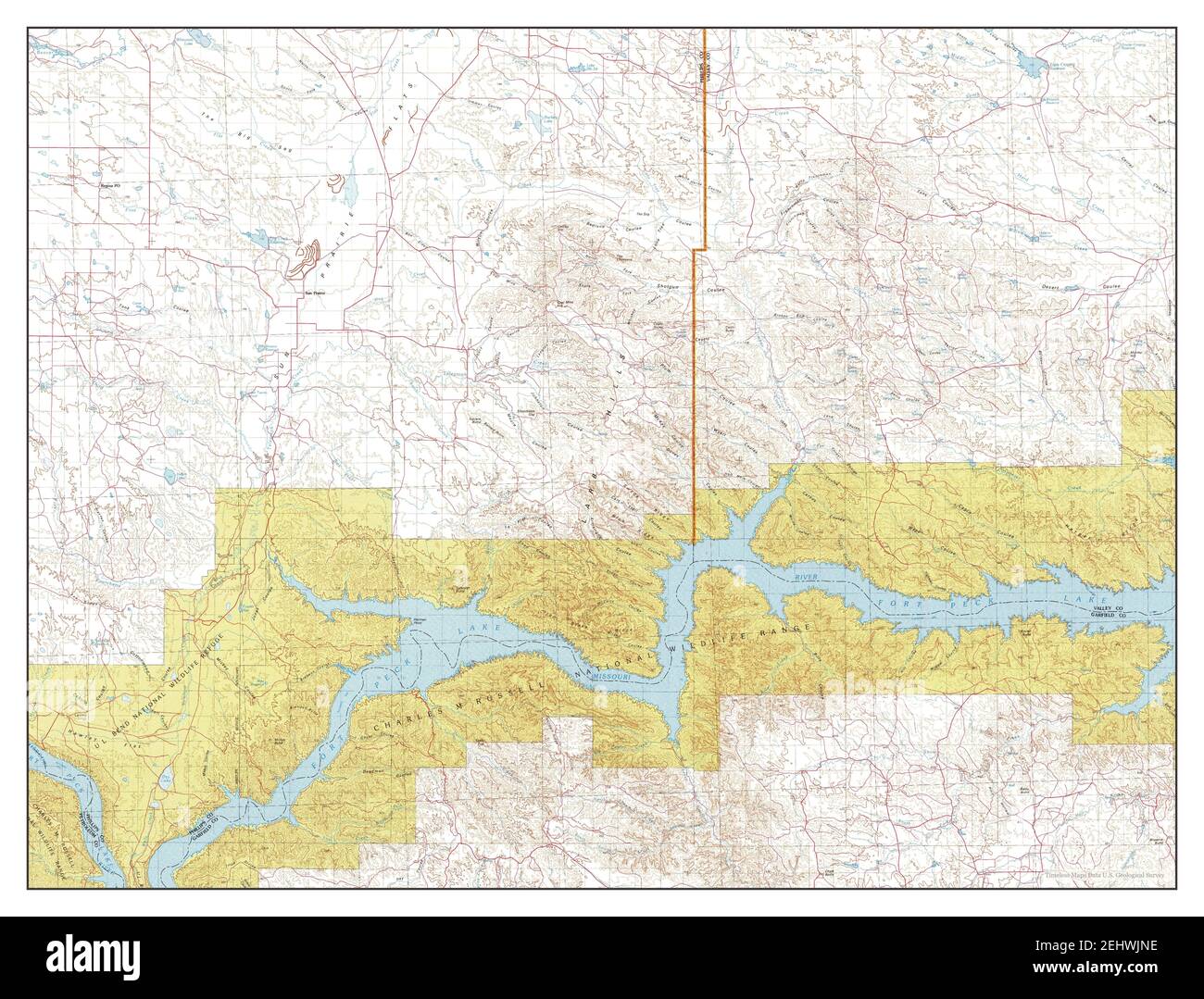 Fort peck lake west hi-res stock photography and images - Alamy