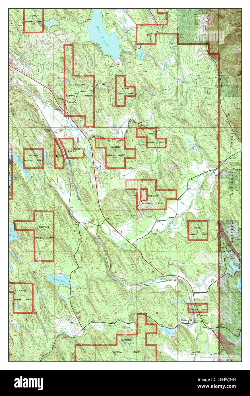 Map of fortine hi-res stock photography and images - Alamy