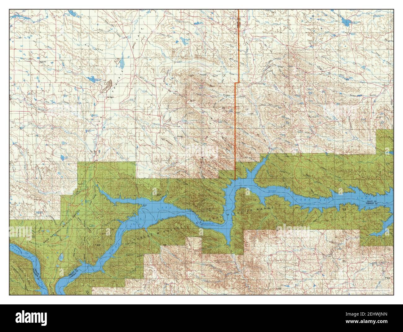 Fort peck lake, montana Cut Out Stock Images & Pictures - Alamy