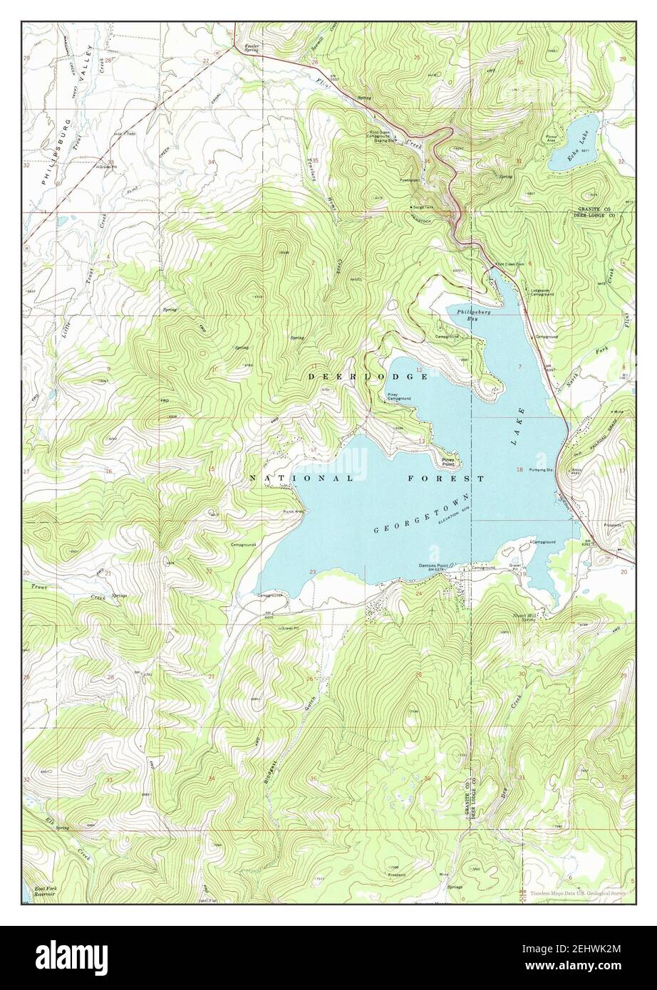 Old map of georgetown Cut Out Stock Images & Pictures - Alamy