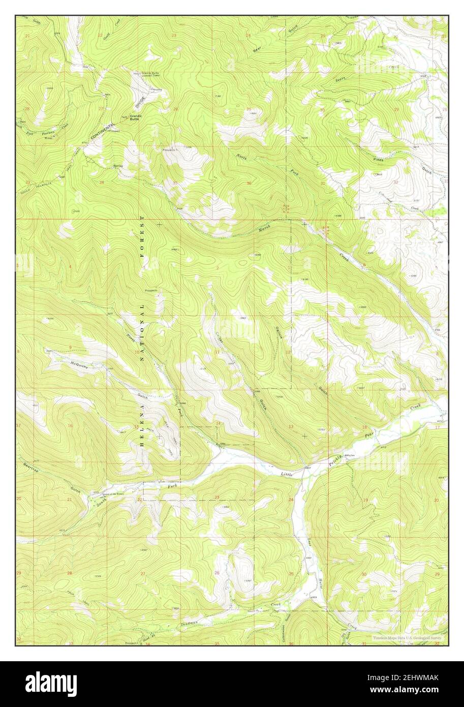 Granite Butte, Montana, map 1968, 1:24000, United States of America by ...