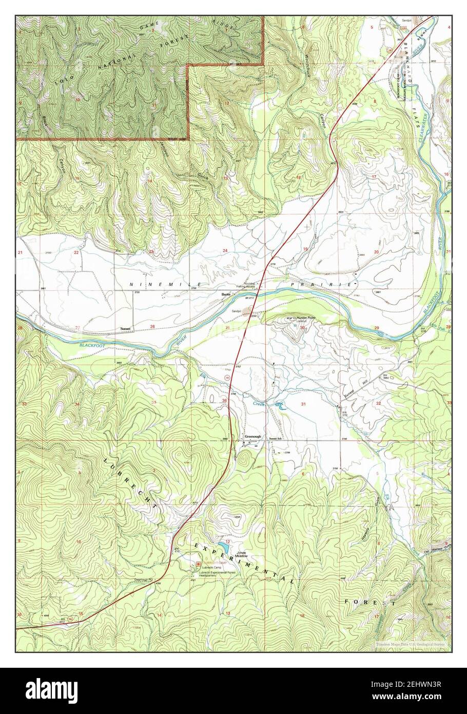 Greenough, Montana, map 1999, 1:24000, United States of America by ...