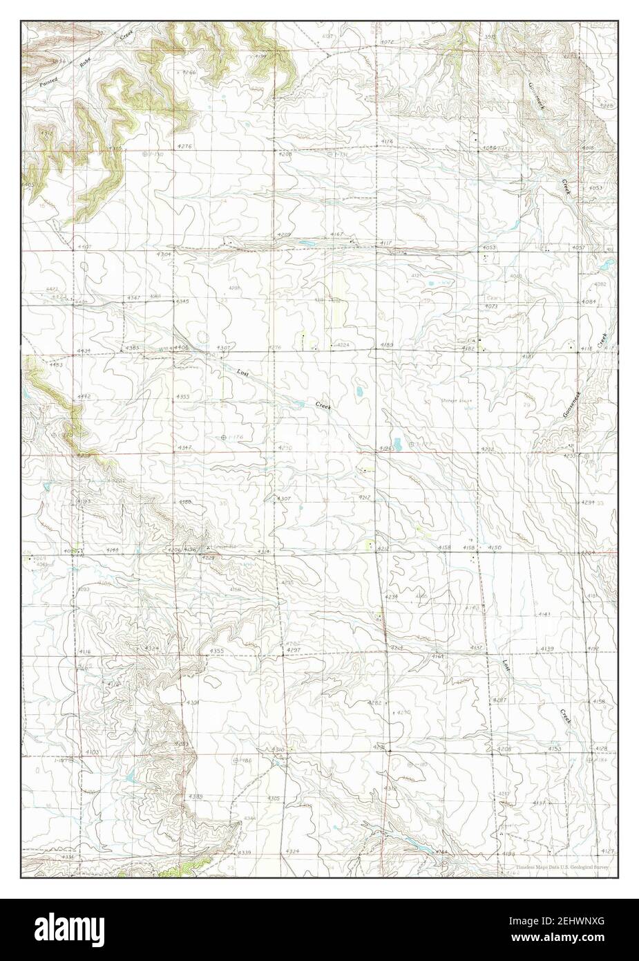 Hailstone Basin SE, Montana, map 1985, 1:24000, United States of ...