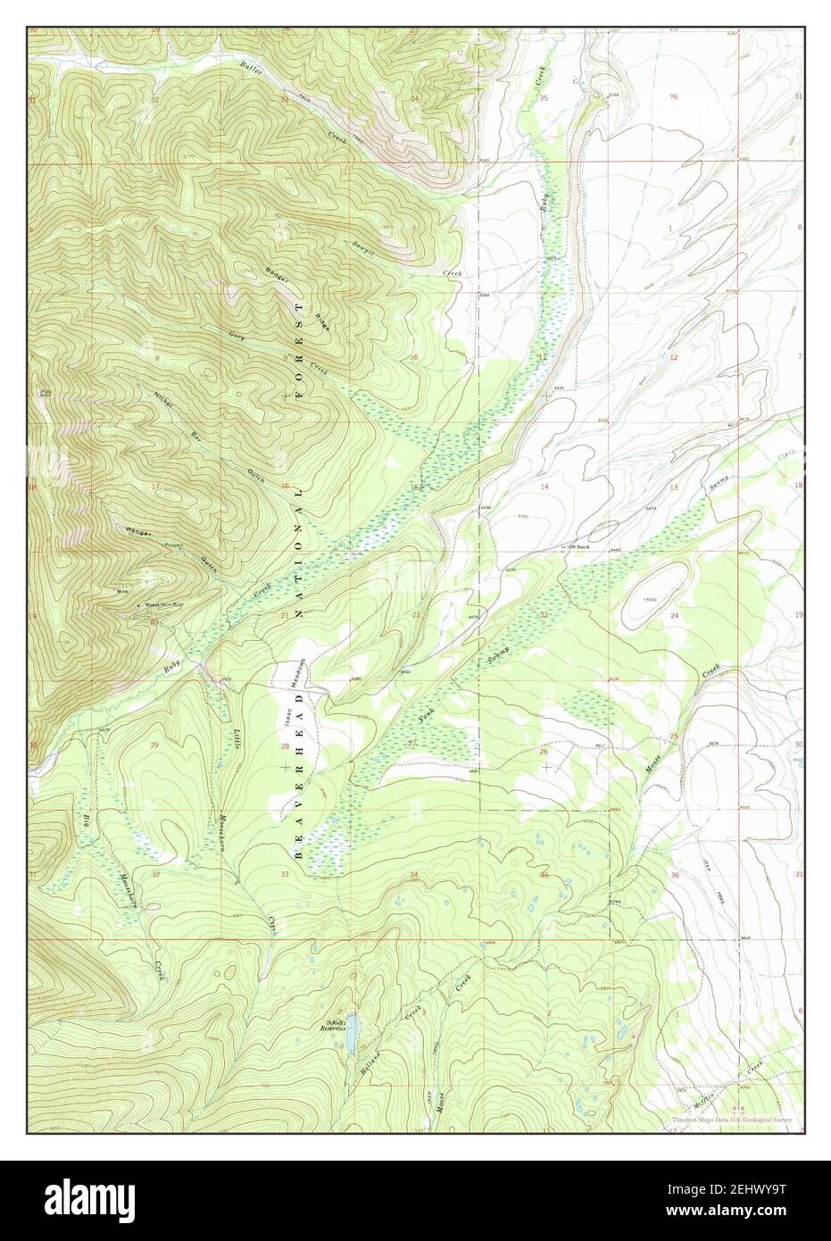 Isaac Meadows, Montana, map 1966, 1:24000, United States of America by ...