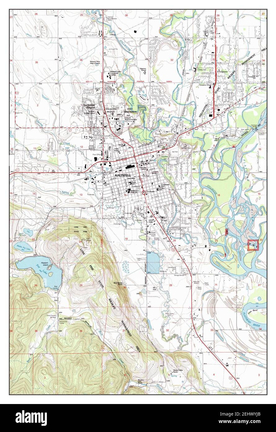 Kalispell, Montana, map 1994, 1:24000, United States of America by ...