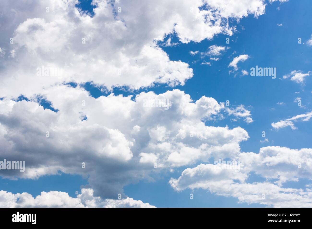 Sky landscape with Cumulus clouds Stock Photo - Alamy