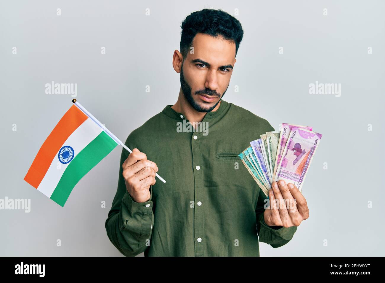 India person face frown hi-res stock photography and images - Alamy