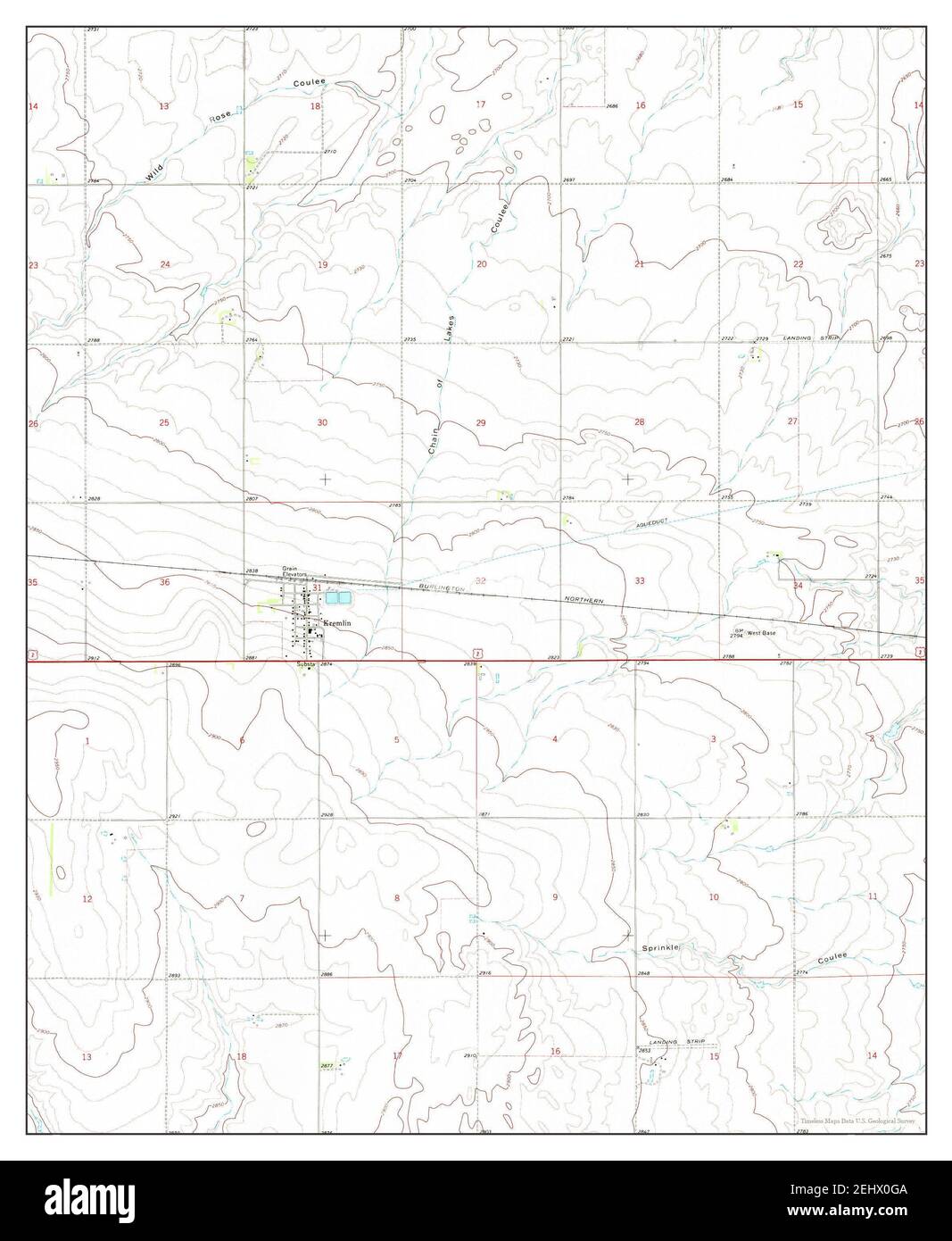 Kremlin, Montana, map 1969, 1:24000, United States of America by ...