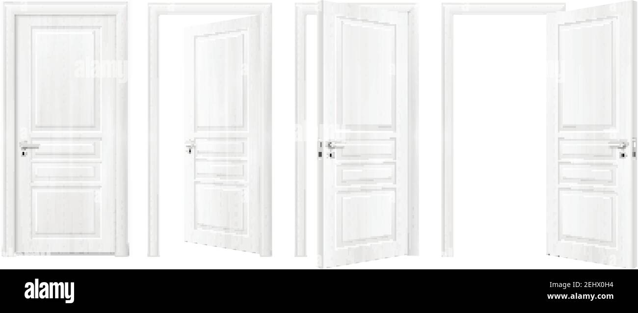 The four doors room Stock Vector Images - Alamy