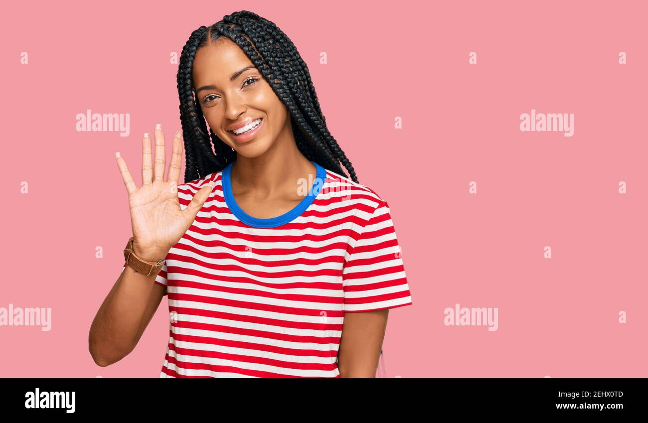 Girl saying hello to woman hi-res stock photography and images - Alamy