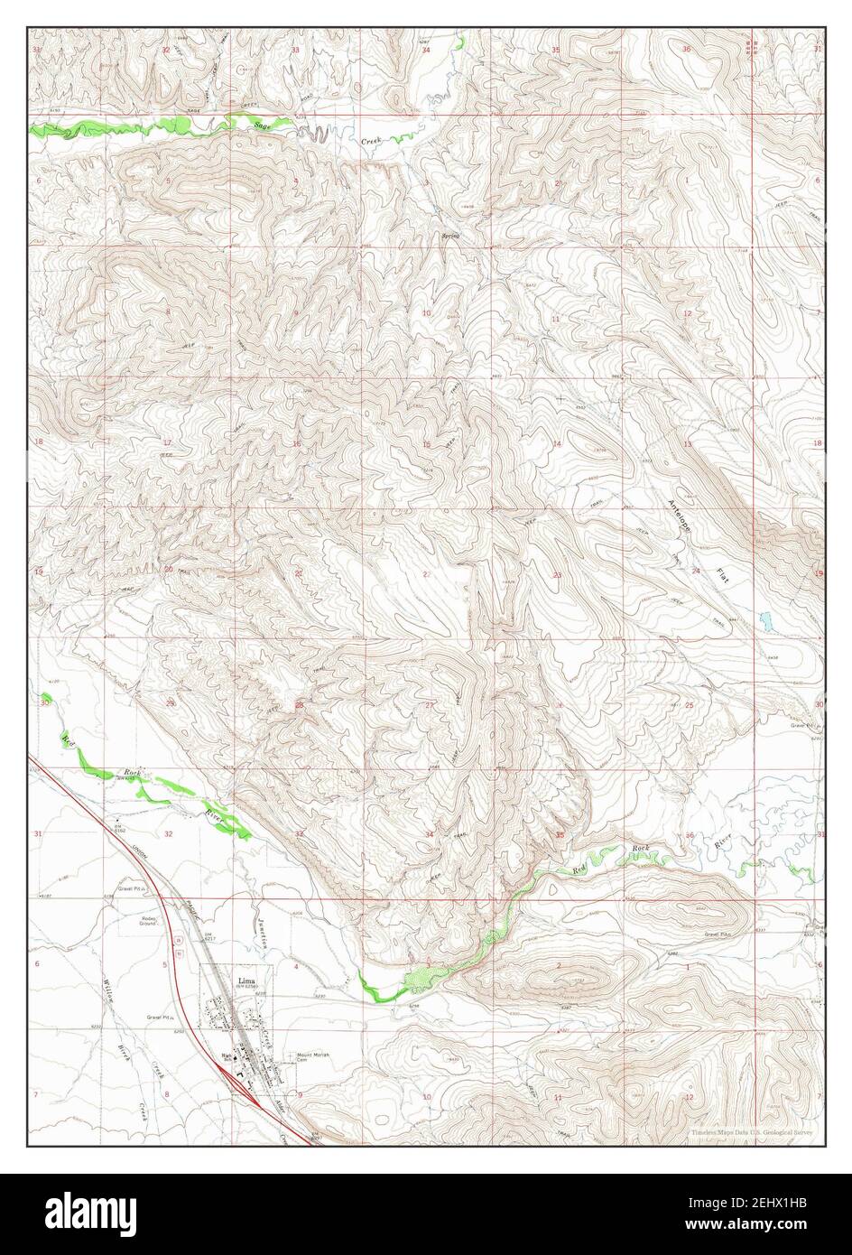 Antique map of lima Cut Out Stock Images & Pictures - Alamy