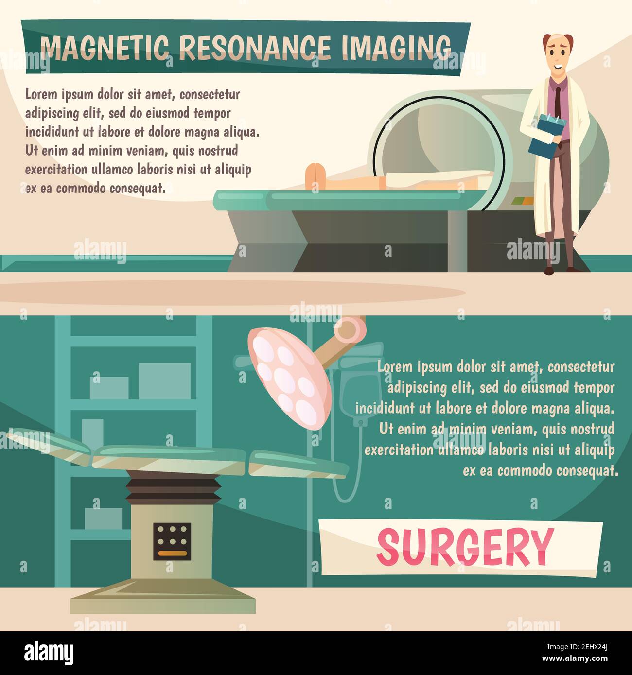 Defeat cancer 2 orthogonal informative banners set with magnetic ...