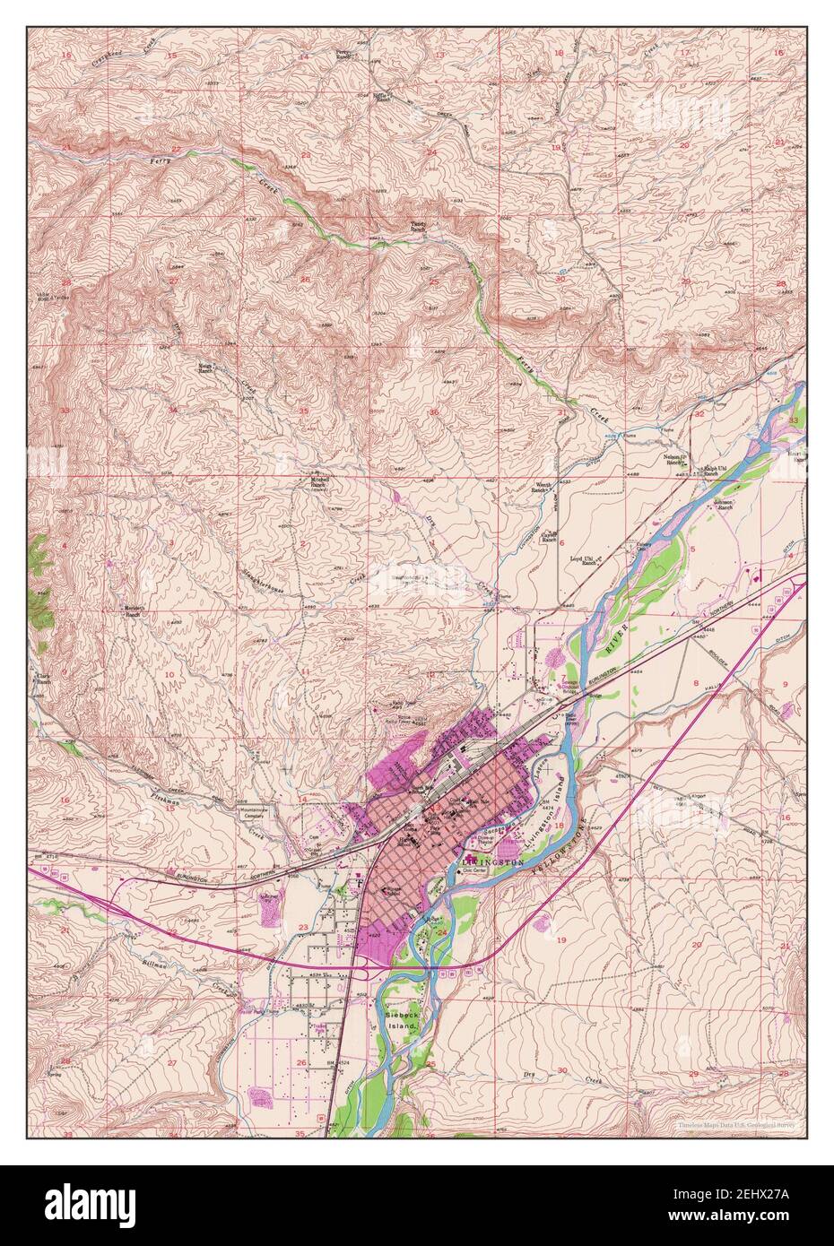 Livingston, Montana, map 1951, 1:24000, United States of America by ...