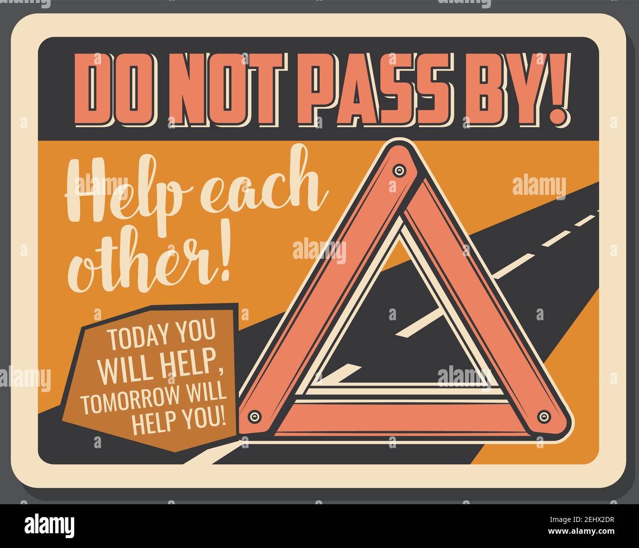 Drivers advice sign Stock Vector Images - Alamy