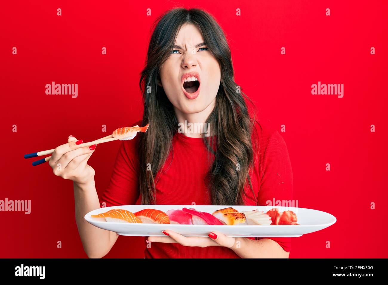 Teen angry meal hi-res stock photography and images - Alamy