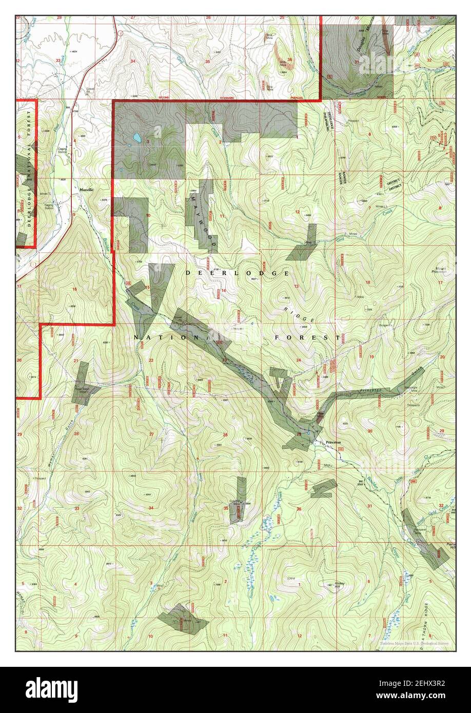 Maxville, Montana, map 1996, 1:24000, United States of America by ...