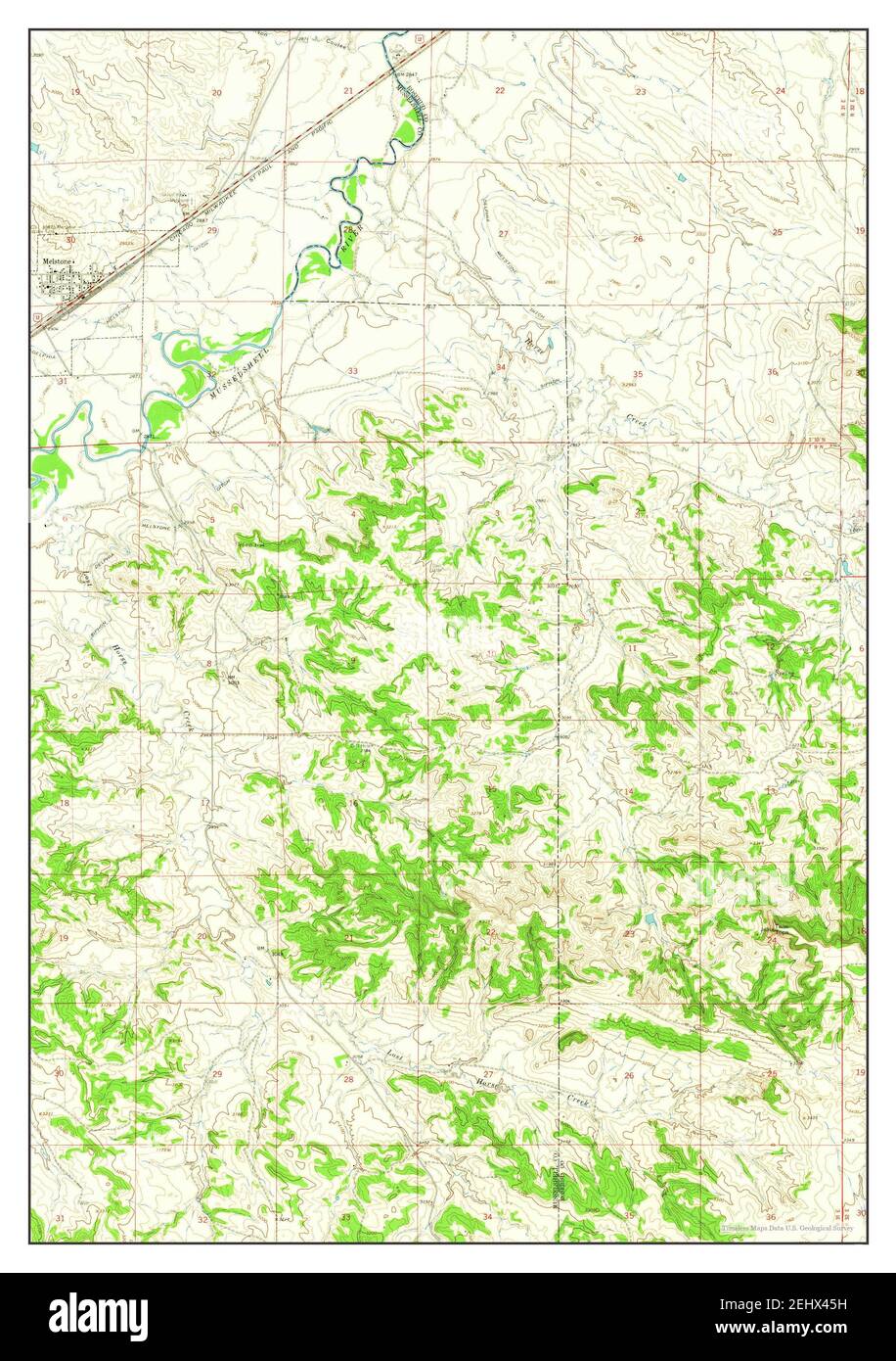 Melstone map hi-res stock photography and images - Alamy