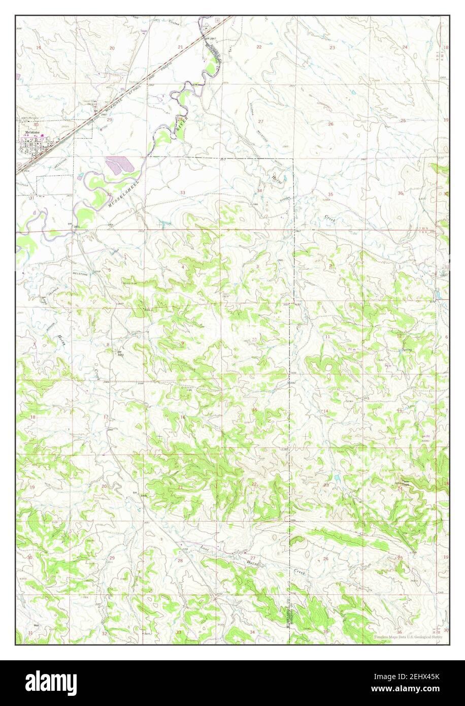 Melstone, Montana, map 1963, 1:24000, United States of America by ...