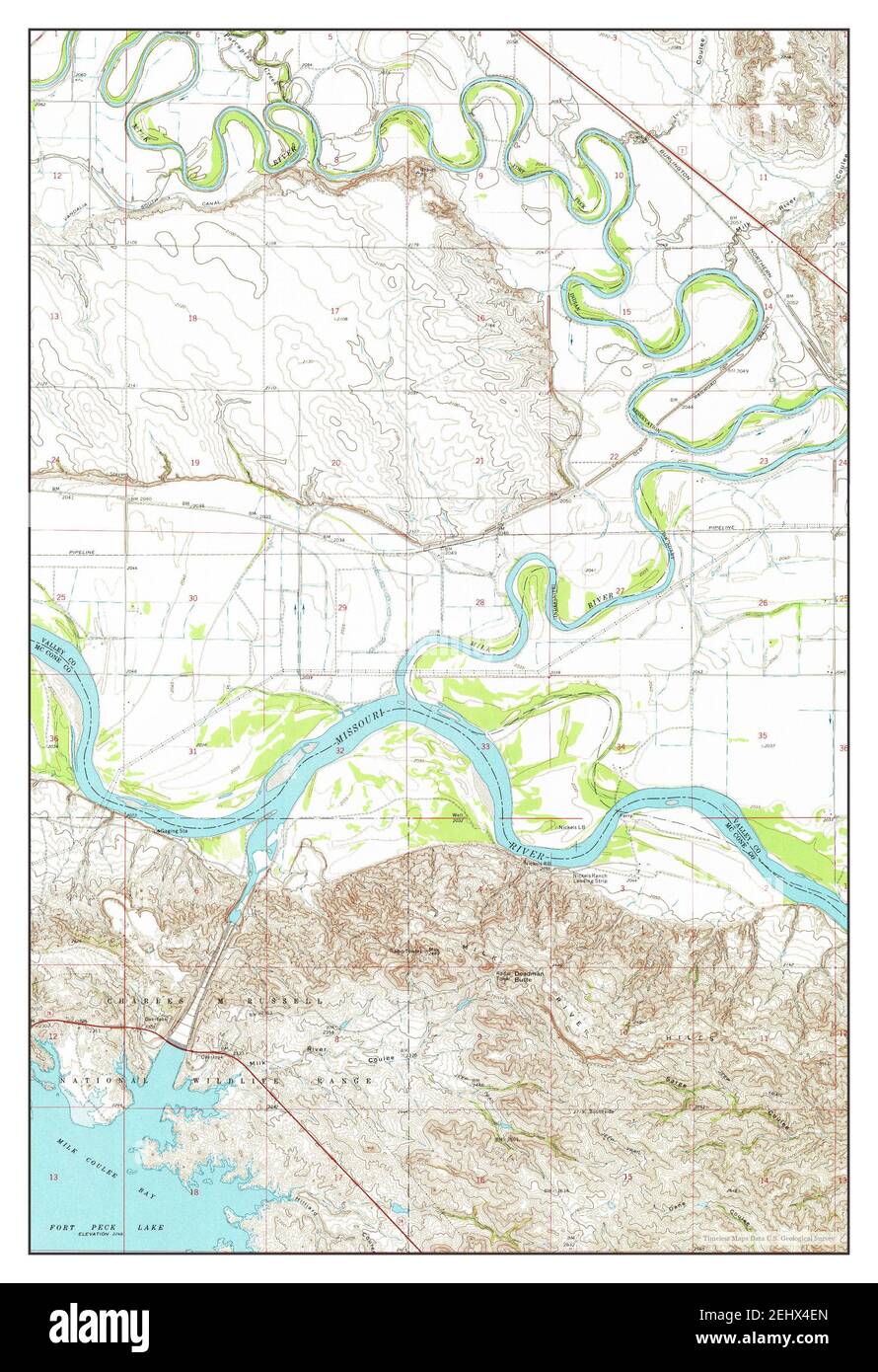 Milk river montana Cut Out Stock Images & Pictures - Alamy
