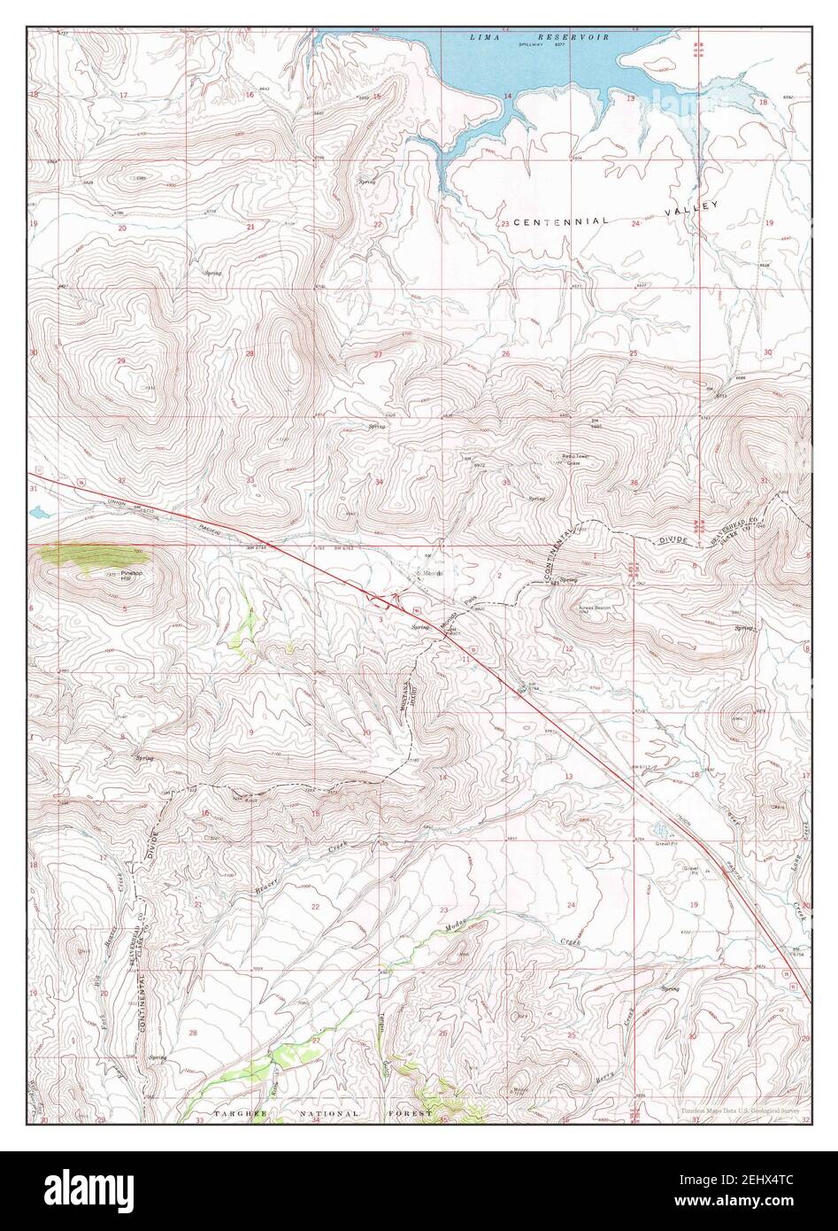 Map of monida hi-res stock photography and images - Alamy