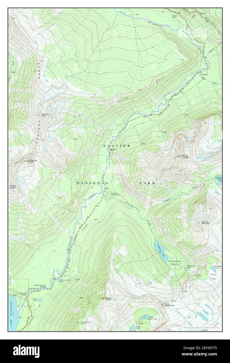Mount Cannon, Montana, map 1968, 1:24000, United States of America by ...