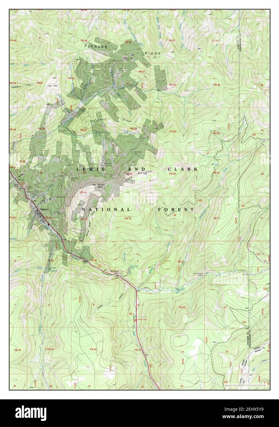 Neihart, Montana, map 1995, 1:24000, United States of America by ...