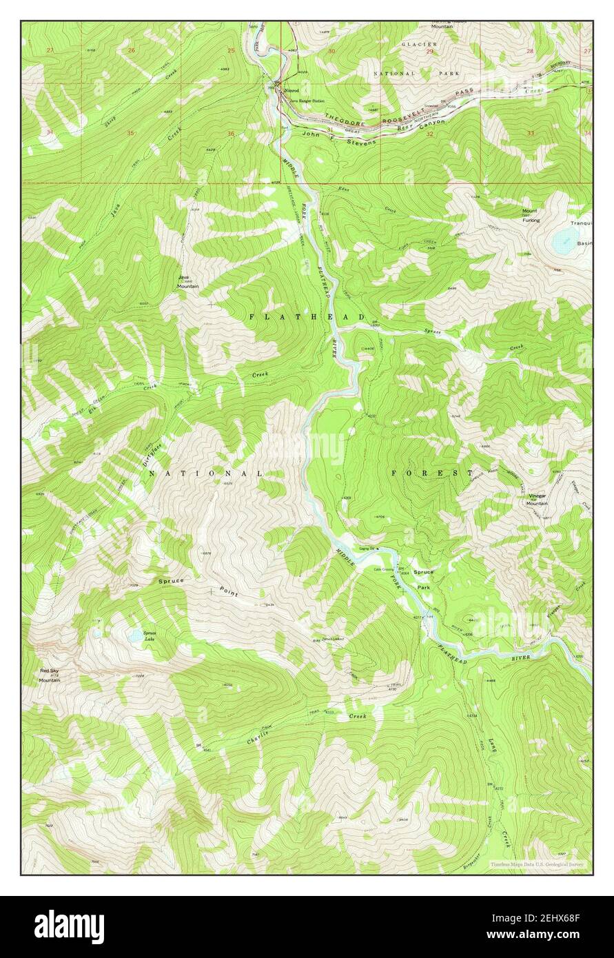 Nimrod, Montana, map 1958, 1:24000, United States of America by ...