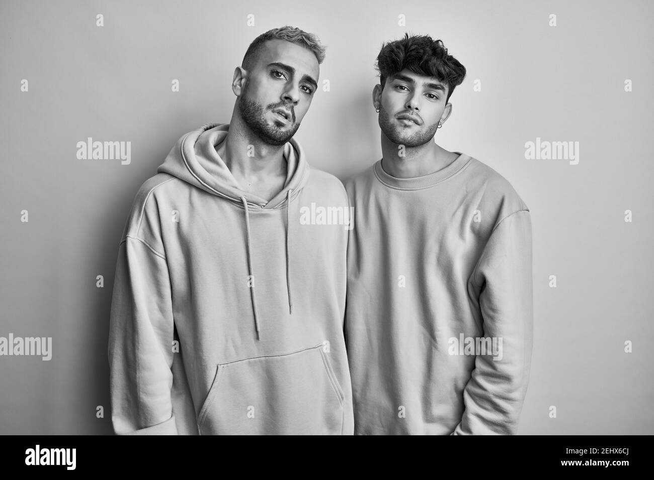 Gay male couple sad Black and White Stock Photos & Images - Alamy