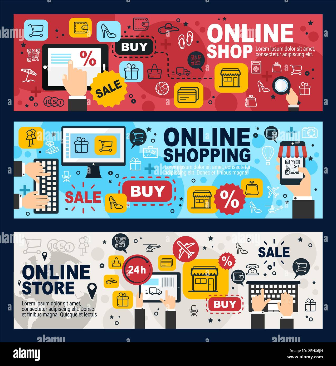 Qr purchase Stock Vector Images - Alamy