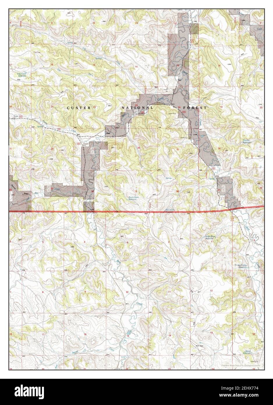 Otter, Montana, map 1995, 1:24000, United States of America by Timeless ...