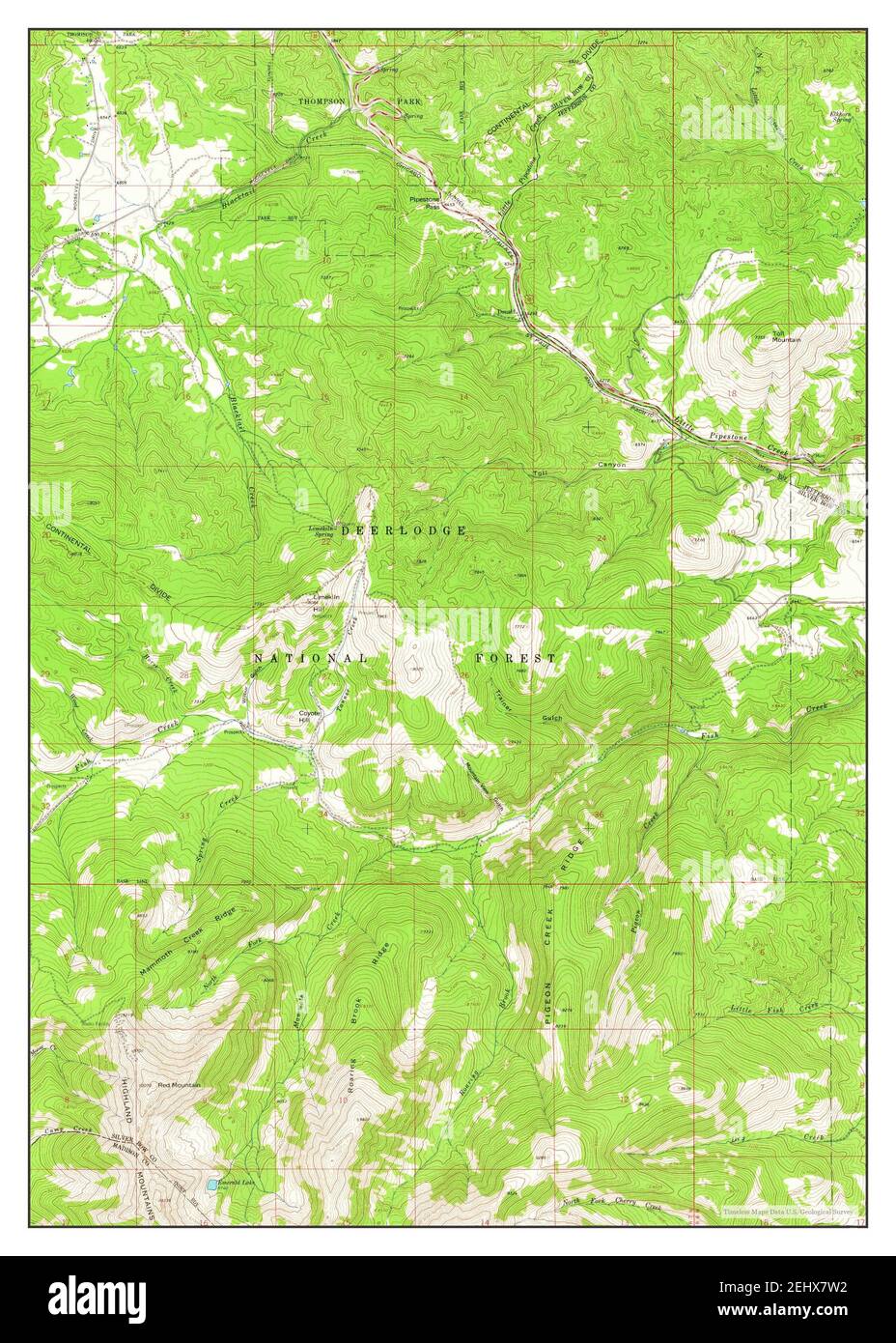 Pipestone map hi-res stock photography and images - Alamy