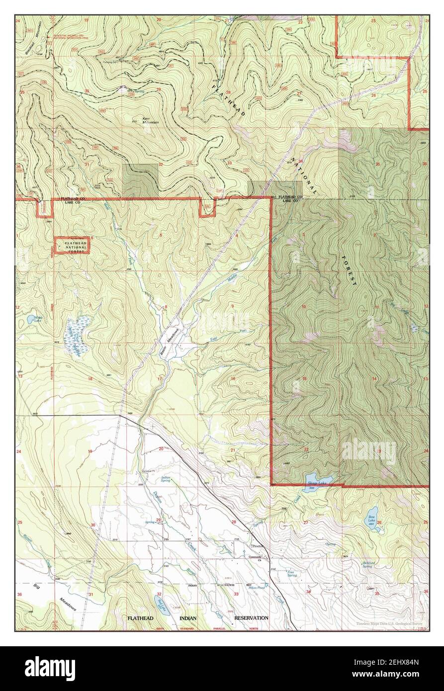 Proctor, Montana, map 1994, 1:24000, United States of America by ...