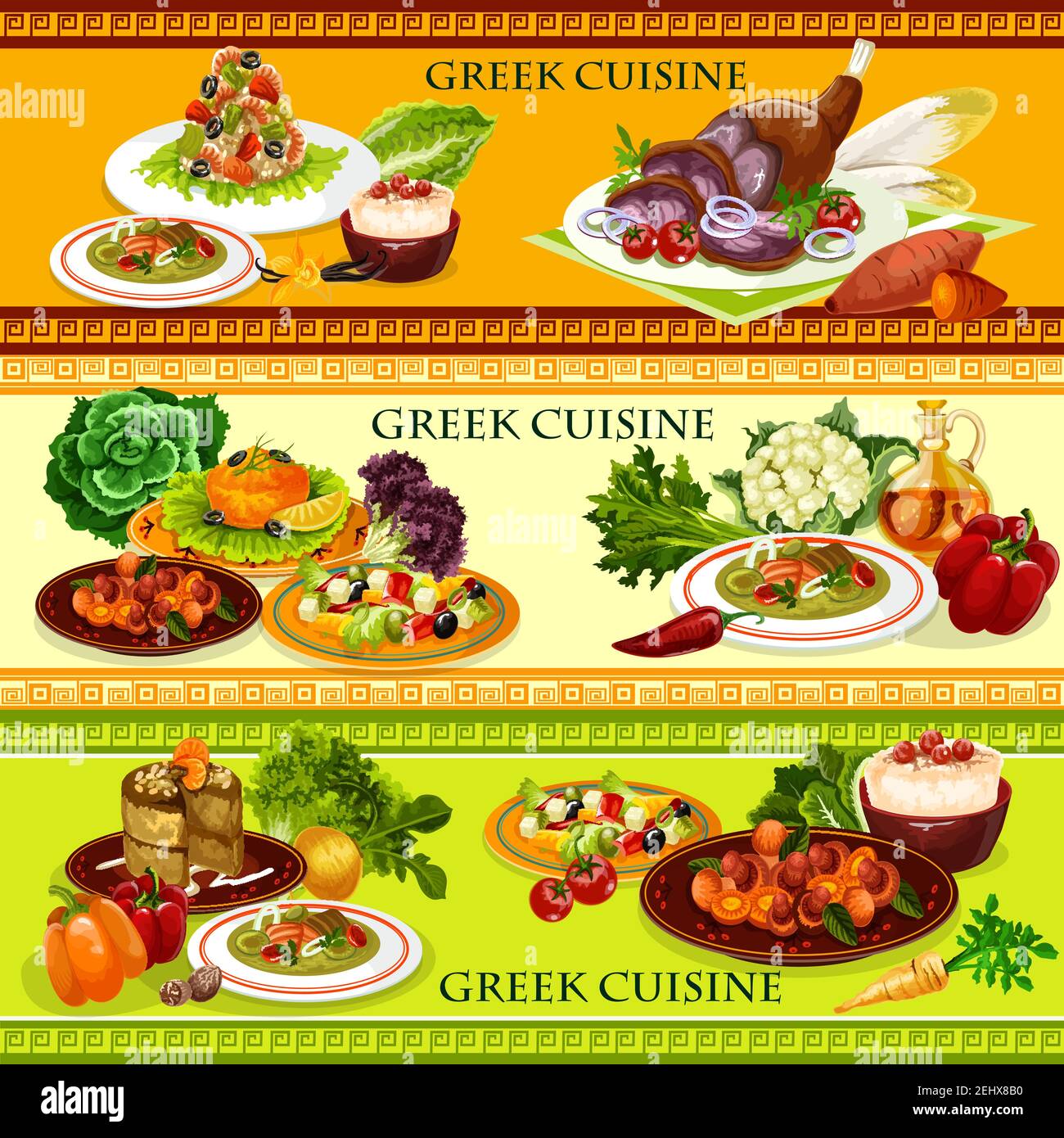 Beef stifado Stock Vector Images - Alamy