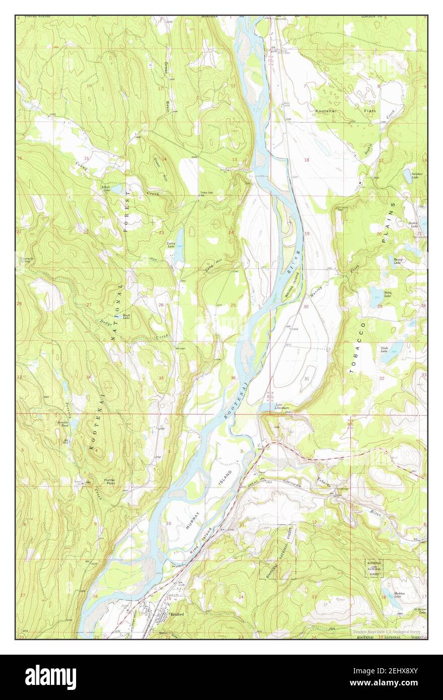 Rexford, Montana, map 1963, 1:24000, United States of America by ...
