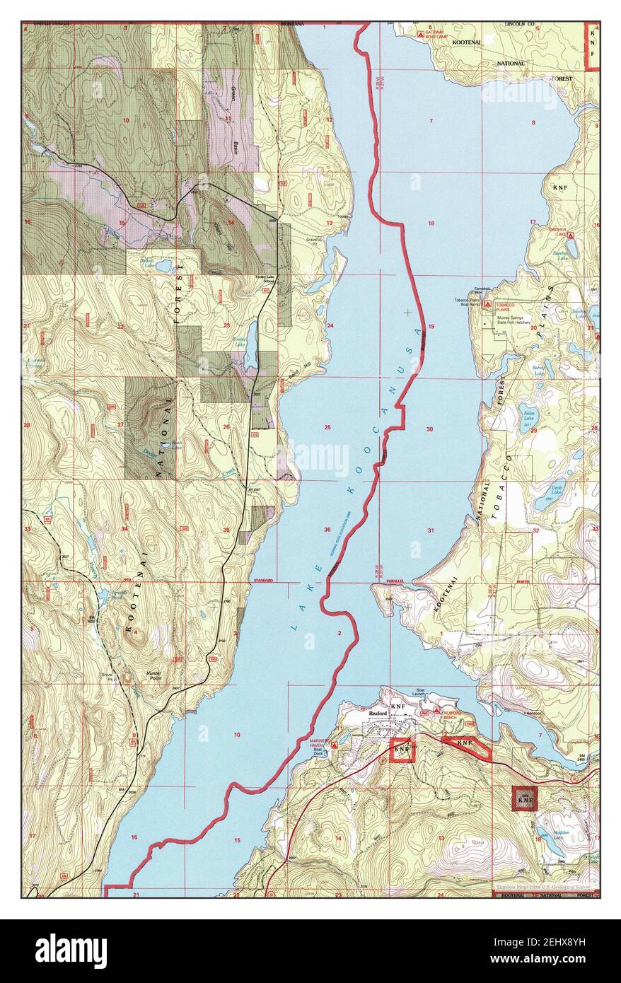 Map of rexford hi-res stock photography and images - Alamy