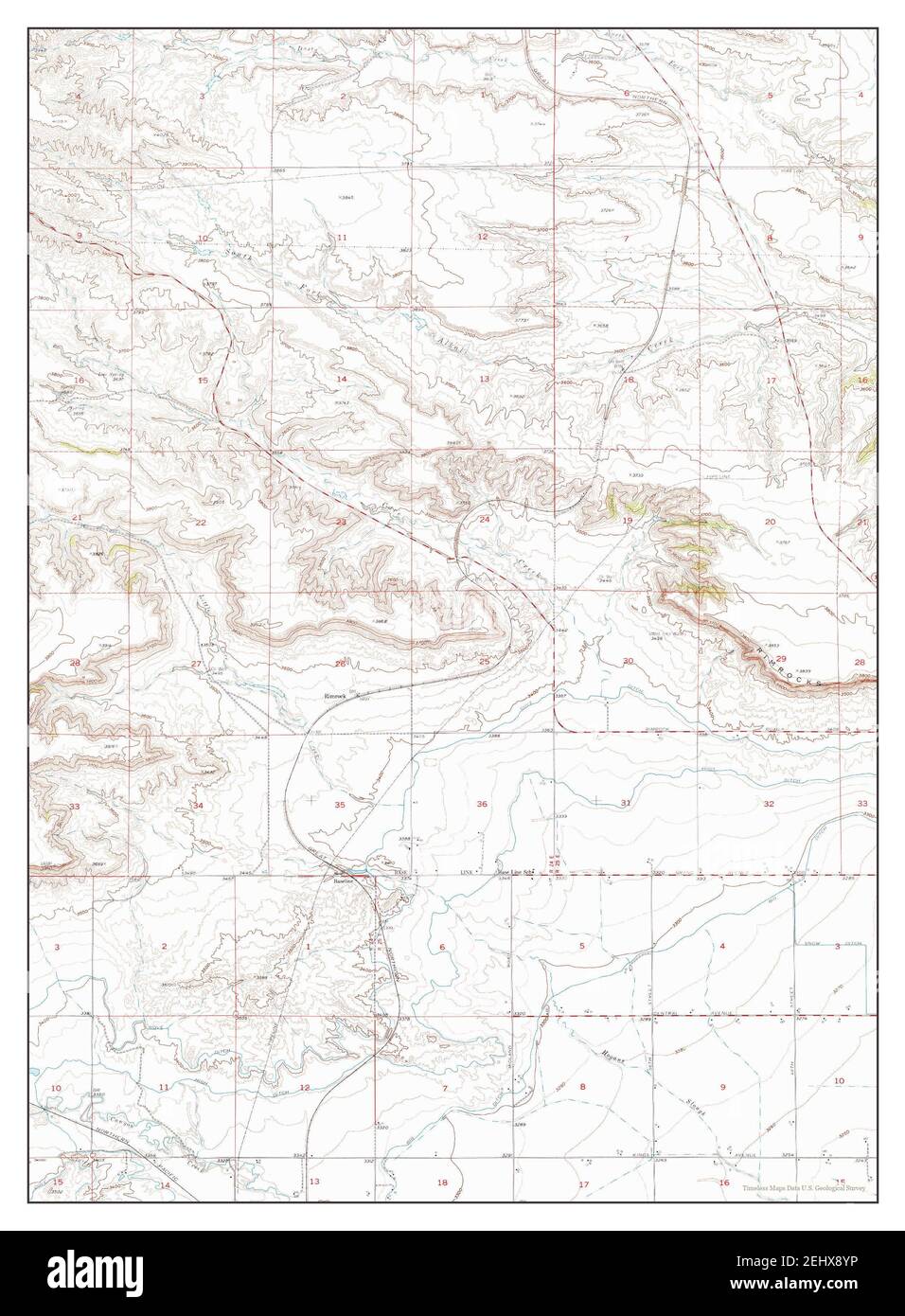 Rimrock, Montana, map 1956, 1:24000, United States of America by ...