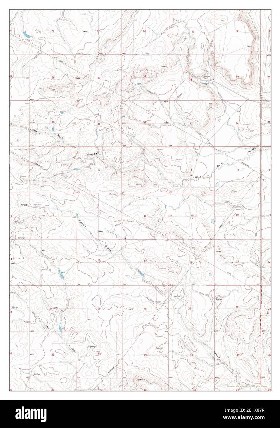 Rimrock Ranch, Montana, map 1968, 1:24000, United States of America by ...